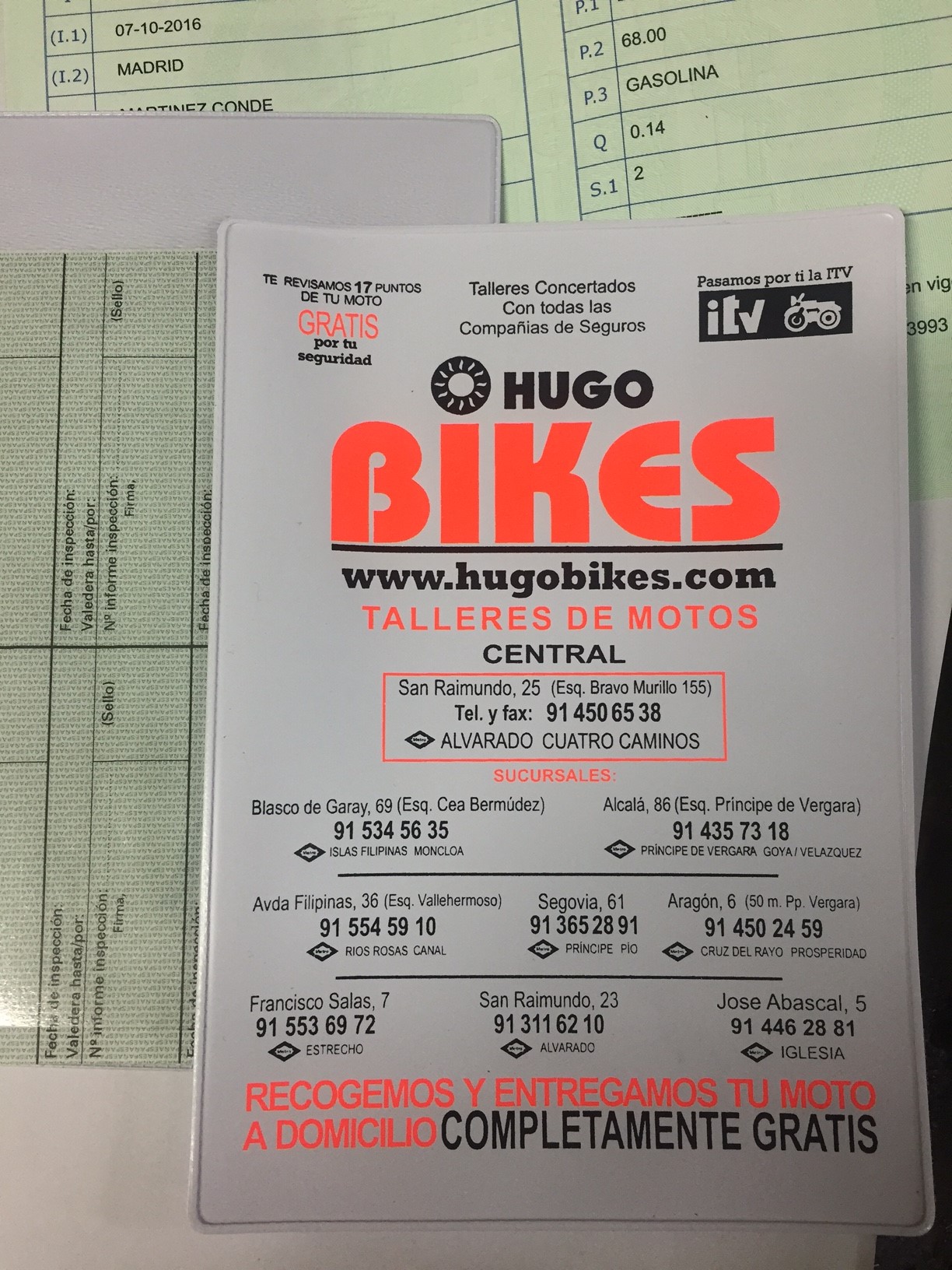 OFERTAS - Talleres de motos en madrid